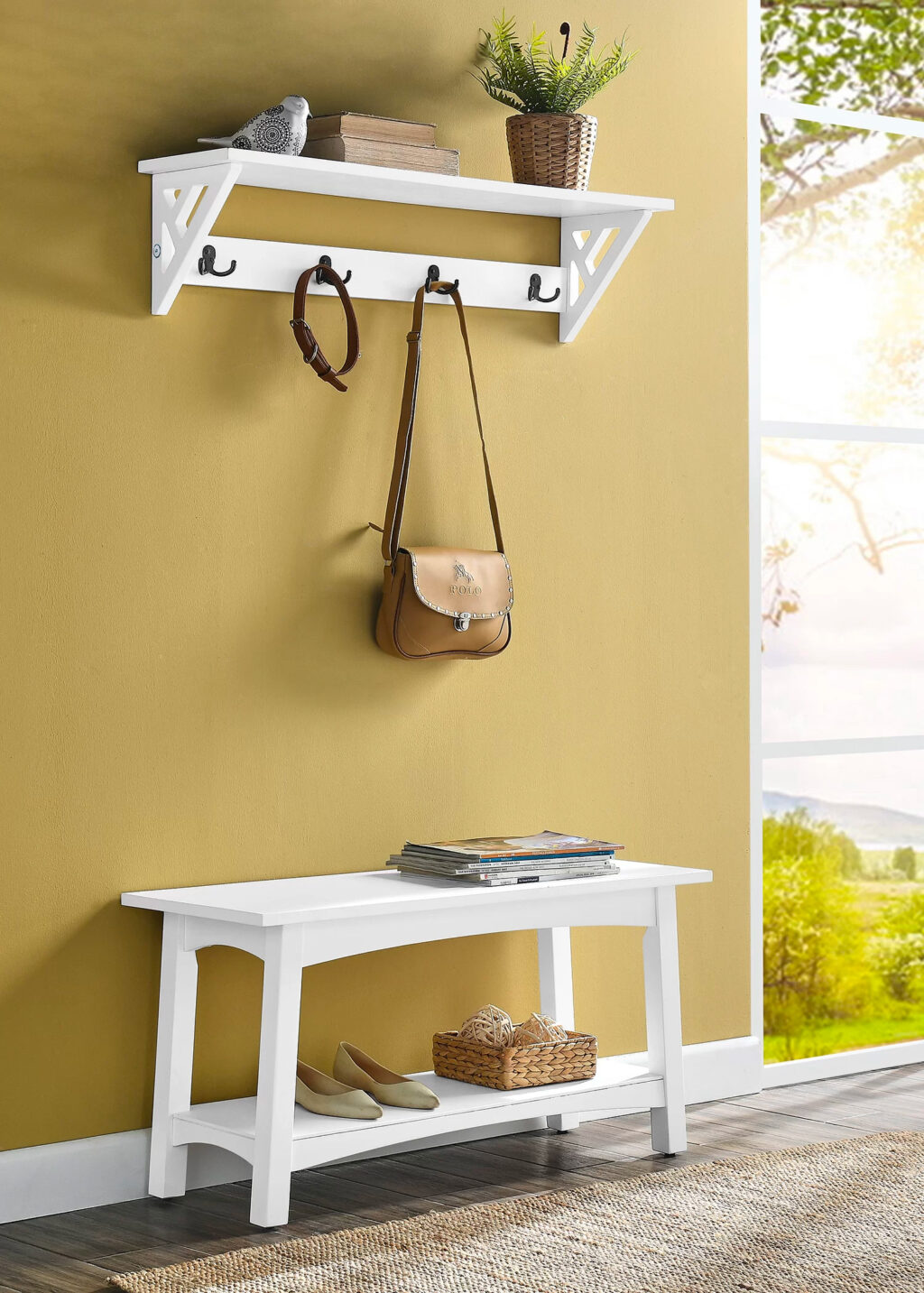 43 Hall Tree Benches To Win Back Your Organised Hallway