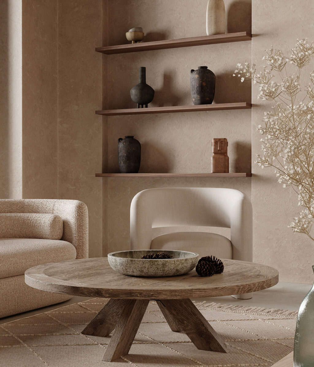 Blissful Interiors With Boho Notes And Travertine Accents